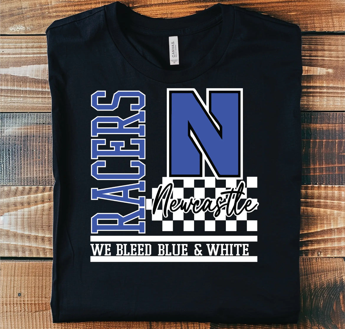 Laura- Newcastle Racer We Bleed Spirit Tee – Southern Attitude Designs