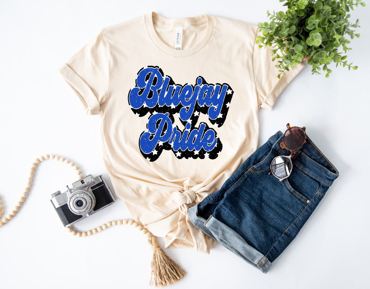Jana Johnson Custom- Bluejay Pride (Cream) – Southern Attitude Designs
