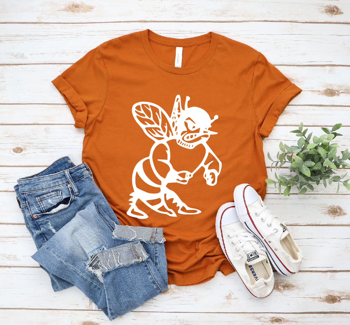 Jana Johnson Custom- Hornets Outline (Autumn) – Southern Attitude Designs
