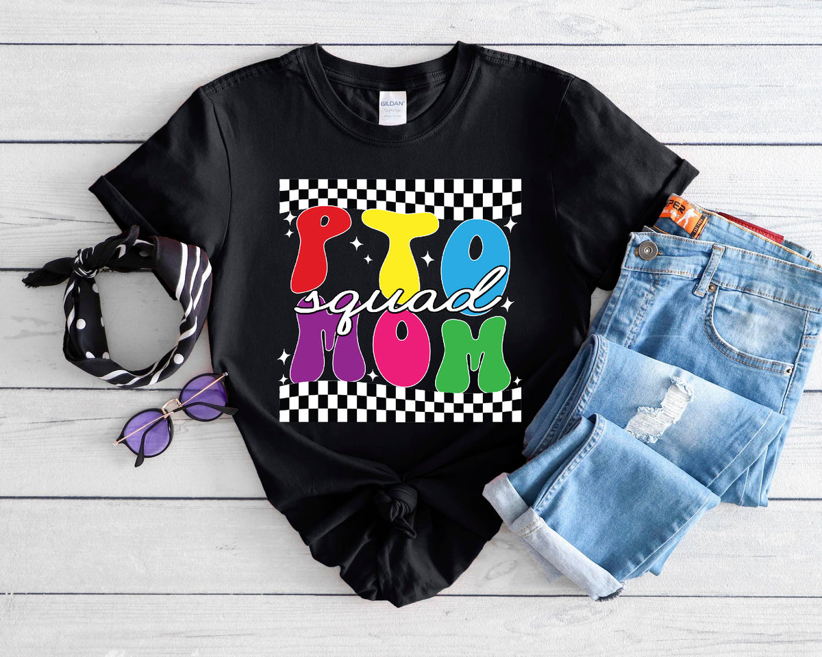 Jennifer Jarnagin Custom- PTO Mom Squad (Black) – Southern Attitude Designs